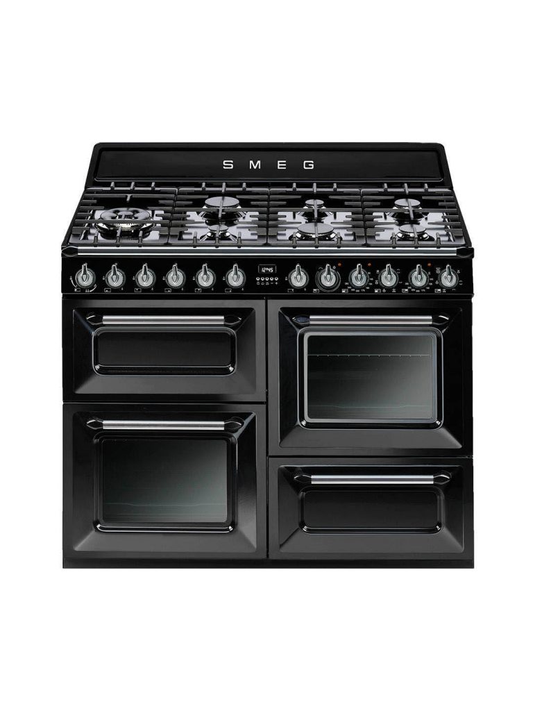 Smeg 110cm Gas/Electric Victoria Cooker Black TR4110BL1
