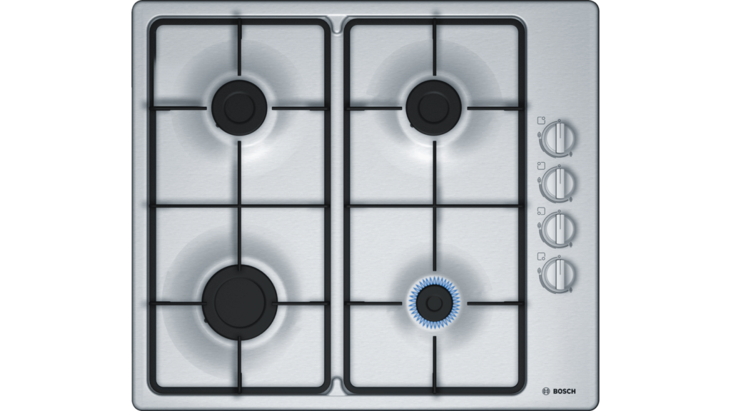 Bosch 60 cm Serie | 2 Gas Hob Stainless Steel PBP6C5B62M | Drommedaris