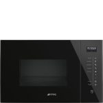 Smeg Linea Built-in Microwave (Black) - FMI125N | Drommedaris