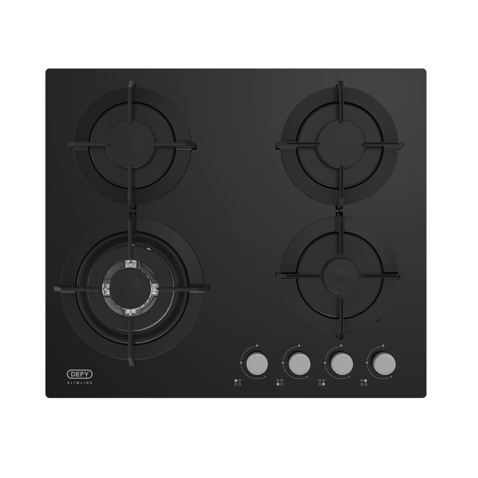 Defy Hob Gas 4 Burner Glass - DHG 604 | Drommedaris