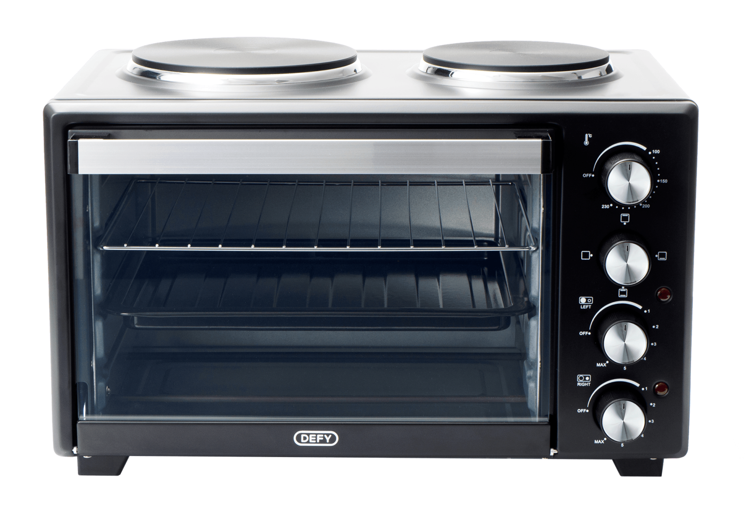 Defy 30L Mini Oven 2 Hotplate - MOH 2330 BL | Drommedaris